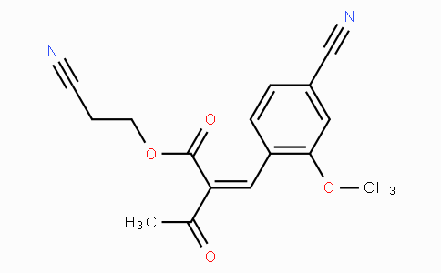 （Z)-2-cyanoethyl 2-(4-cyano-2-methoxybenzylidene)-3-oxobutanoate_1050477-39-8_Hairui Chemical