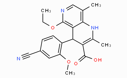 4-(4-cyano-2-methoxyphenyl)-5-ethoxy-2,8-dimethyl-1,4-dihydro-1,6-naphthyridine-3-carboxylic ...
