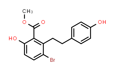 3-Bromo-6-hydroxy-2-[2-(4-hydroxy-phenyl)-ethyl]-benzoic acid methyl ester_1171924-27-8_Hairui ...