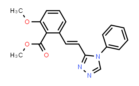 Methyl 2-methoxy-6-[(E)-2-(4-phenyl-1,2,4-triazol-3-yl)vinyl]benzoate ...