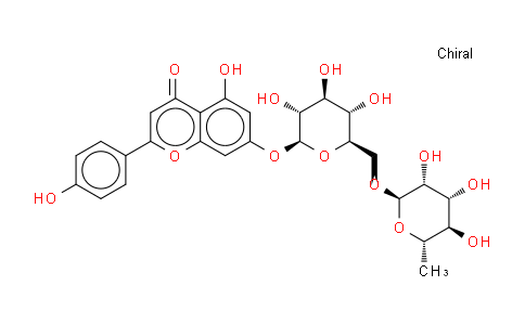 4H-1-Benzopyran-4-one,7-[[6-O-(6-deoxy-a-L-mannopyranosyl)-b-D-glucopyranosyl]oxy]-5-hydroxy-2 ...