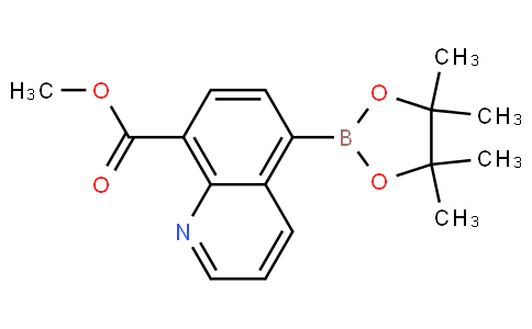 methyl 5-(4,4,5,5-tetramethyl-1,3,2-dioxaborolan-2-yl)quinoline-8-carboxylate_1627722-90-0 ...