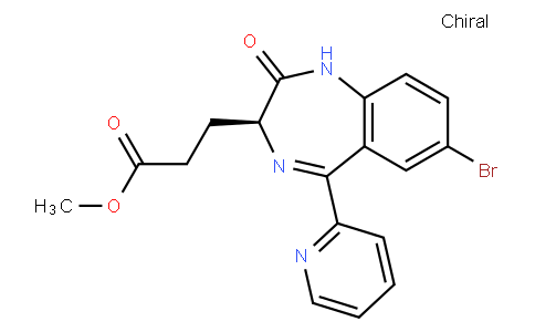 3-[(S)-7-bromo-2-oxo-5-pyridin-2-yl-2,3-dihydro-1H-1,4-benzodiazepin-3-yl]-propionic acid methyl ...